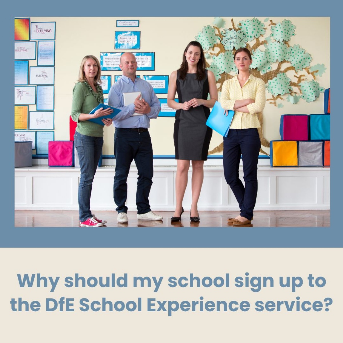 Saffron Teaching School Hub - Why should my school sign up to the DfE School Experience service?